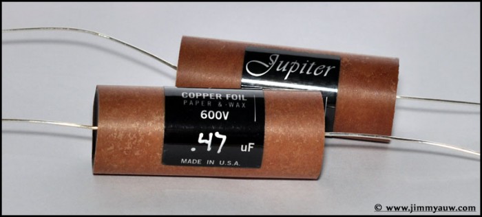 Jupiter Capacitor HT Copper Foil, Paper, and Wax